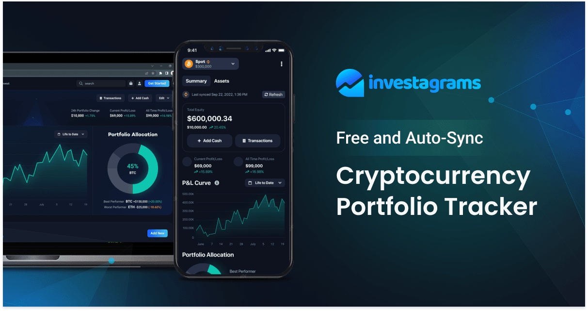 Portfolio | Easily track your cryptocurrency portfolio